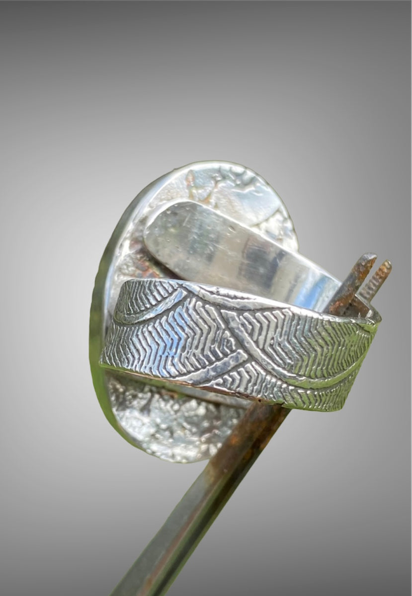 Handmade Seraphinite Crystal Gemstone Ring – TFD Jewellery Crystals and ...